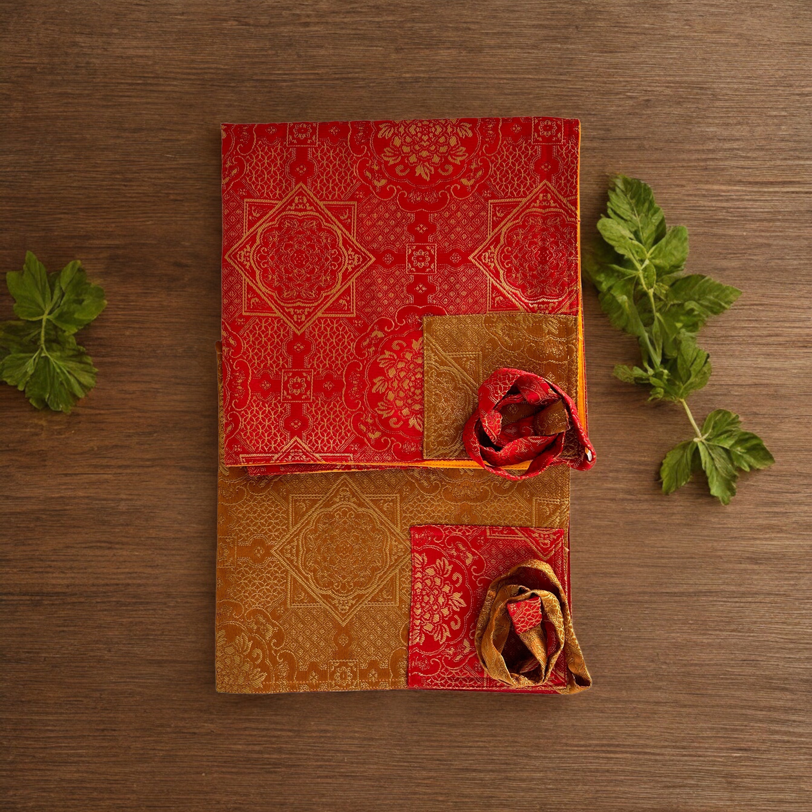 Silk Pecha Text Cover ( Various Colors, 20” x 20” ) – Tibetan Spirit