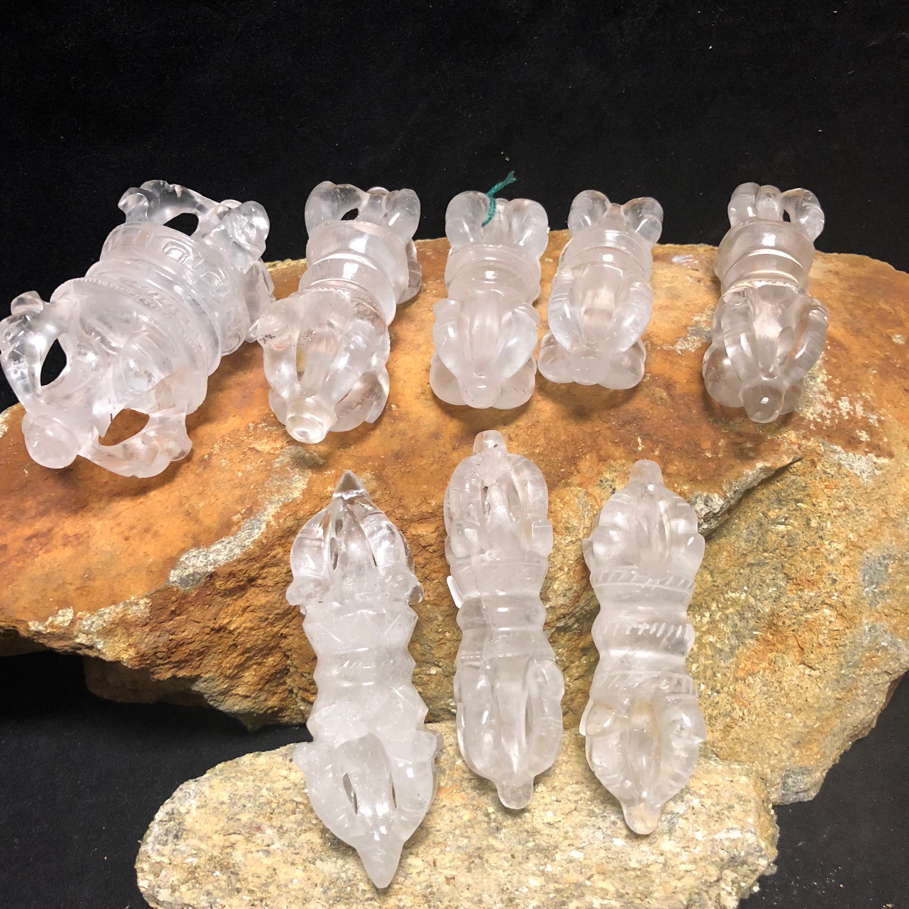 Crystal Quartz Vajra (Large) – Tibetan Spirit