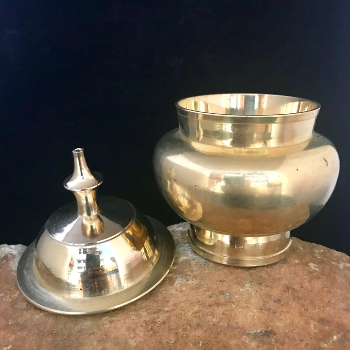 Rice Pot (Brass, 5" Height) – Tibetan Spirit